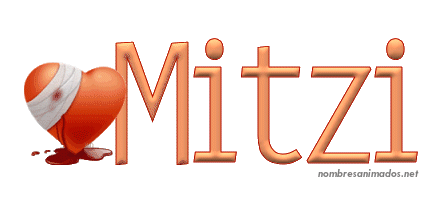 Gifs Animados del Nombre Mitzi. Imágenes gifs. Firmas animadas