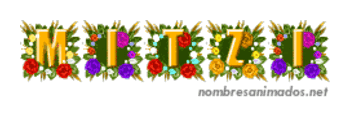 Gifs Animados del Nombre Mitzi. Imágenes gifs. Firmas animadas