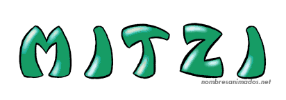 Gifs Animados del Nombre Mitzi. Imágenes gifs. Firmas animadas
