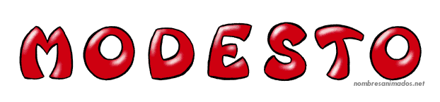 Gifs Animados del Nombre Modesto. Imágenes gifs. Firmas animadas
