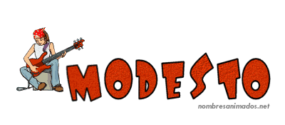 Gifs Animados del Nombre Modesto. Imágenes gifs. Firmas animadas