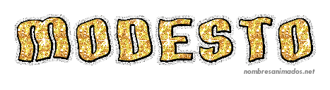 Gifs Animados del Nombre Modesto. Imágenes gifs. Firmas animadas