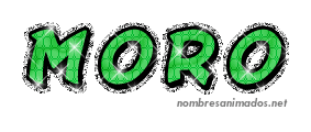 Gifs Animados del Nombre Moro. Imágenes gifs. Firmas animadas