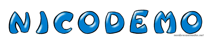 Gifs Animados del Nombre Nicodemo. Imágenes gifs. Firmas animadas
