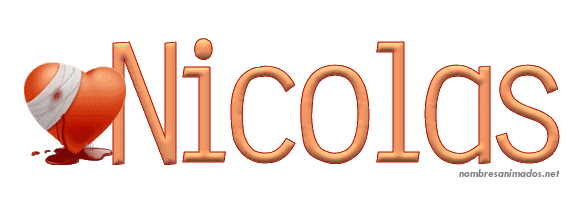 Gifs Animados del Nombre Nicolás. Imágenes gifs. Firmas animadas