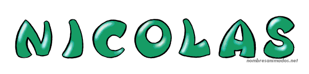 Gifs Animados del Nombre Nicolás. Imágenes gifs. Firmas animadas
