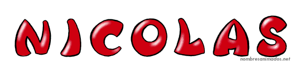 Gifs Animados del Nombre Nicolás. Imágenes gifs. Firmas animadas