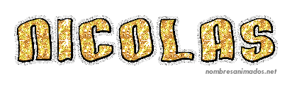 Gifs Animados del Nombre Nicolás. Imágenes gifs. Firmas animadas