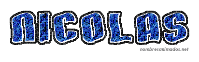 Gifs Animados del Nombre Nicolás. Imágenes gifs. Firmas animadas