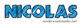 Gifs Animados del Nombre Nicolás. Imágenes gifs. Firmas animadas