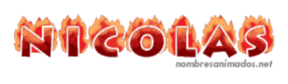 Gifs Animados del Nombre Nicolás. Imágenes gifs. Firmas animadas