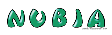 Gifs Animados del Nombre Nubia. Imágenes gifs. Firmas animadas