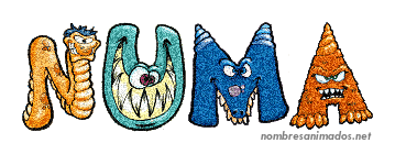 Gifs Animados del Nombre Numa. Imágenes gifs. Firmas animadas