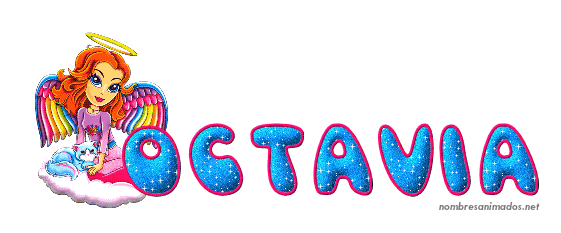Gifs Animados del Nombre Octavia. Imágenes gifs. Firmas animadas