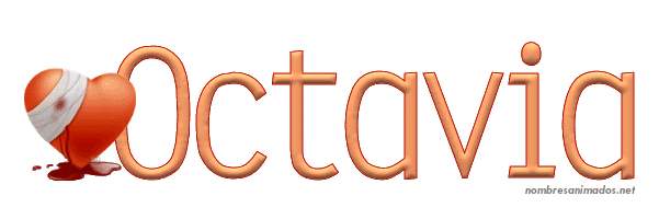 Gifs Animados del Nombre Octavia. Imágenes gifs. Firmas animadas