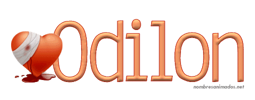 Gifs Animados del Nombre Odilon. Imágenes gifs. Firmas animadas