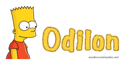 Gifs Animados del Nombre Odilon. Imágenes gifs. Firmas animadas