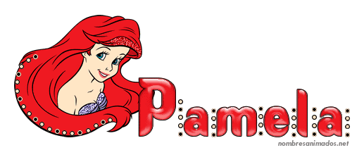 Gifs Animados del Nombre Pamela. Imágenes gifs. Firmas animadas