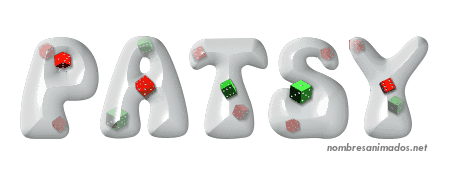 Gifs Animados del Nombre Patsy. Imágenes gifs. Firmas animadas