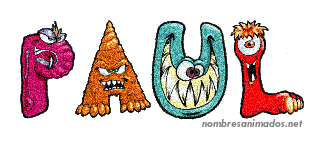Gifs Animados del Nombre Paul. Imágenes gifs. Firmas animadas