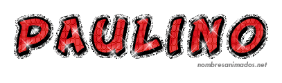 Gifs Animados del Nombre Paulino. Imágenes gifs. Firmas animadas