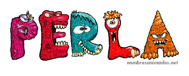 Gifs Animados del Nombre Perla. Imágenes gifs. Firmas animadas