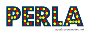 Gifs Animados del Nombre Perla. Imágenes gifs. Firmas animadas