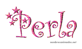 Gifs Animados del Nombre Perla. Imágenes gifs. Firmas animadas