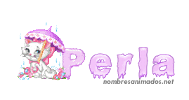 Gifs Animados del Nombre Perla. Imágenes gifs. Firmas animadas