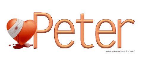Gifs Animados del Nombre Peter. Imágenes gifs. Firmas animadas