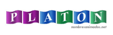 Gifs Animados del Nombre Platón. Imágenes gifs. Firmas animadas