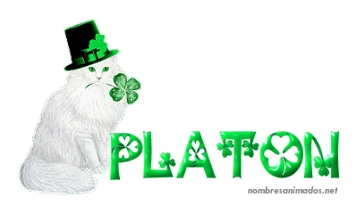 Gifs Animados del Nombre Platón. Imágenes gifs. Firmas animadas