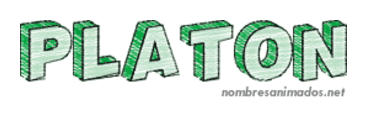 Gifs Animados del Nombre Platón. Imágenes gifs. Firmas animadas