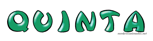 Gifs Animados del Nombre Quinta. Imágenes gifs. Firmas animadas
