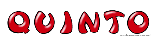 Gifs Animados del Nombre Quinto. Imágenes gifs. Firmas animadas