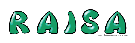 Gifs Animados del Nombre Raisa. Imágenes gifs. Firmas animadas