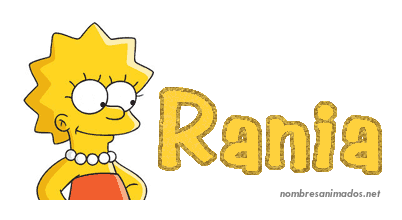 Gifs Animados del Nombre Rania. Imágenes gifs. Firmas animadas