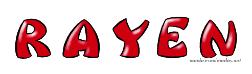 Gifs Animados del Nombre Rayen. Imágenes gifs. Firmas animadas