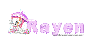 Gifs Animados del Nombre Rayen. Imágenes gifs. Firmas animadas