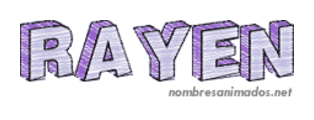 Gifs Animados del Nombre Rayen. Imágenes gifs. Firmas animadas