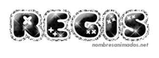 Gifs Animados del Nombre Regis. Imágenes gifs. Firmas animadas