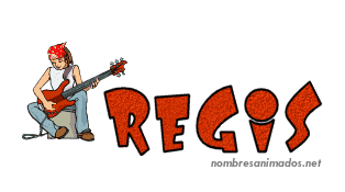 Gifs Animados del Nombre Regis. Imágenes gifs. Firmas animadas