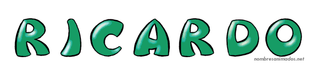 Gifs Animados del Nombre Ricardo. Imágenes gifs. Firmas animadas