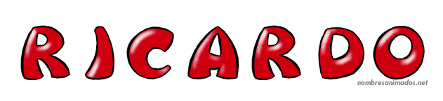 Gifs Animados del Nombre Ricardo. Imágenes gifs. Firmas animadas