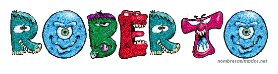 Gifs Animados del Nombre Roberto. Imágenes gifs. Firmas animadas