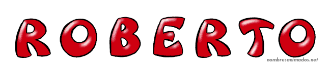 Gifs Animados del Nombre Roberto. Imágenes gifs. Firmas animadas