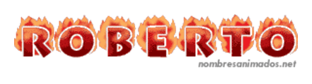 Gifs Animados del Nombre Roberto. Imágenes gifs. Firmas animadas