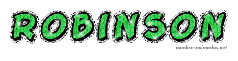 Gifs Animados del Nombre Robinson. Imágenes gifs. Firmas animadas