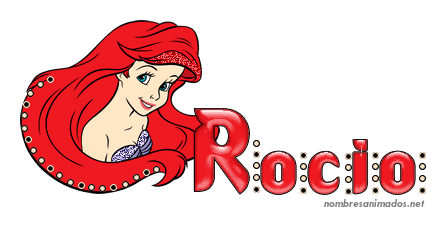 Gifs Animados del Nombre Rocío. Imágenes gifs. Firmas animadas