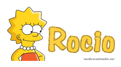 Gifs Animados del Nombre Rocío. Imágenes gifs. Firmas animadas